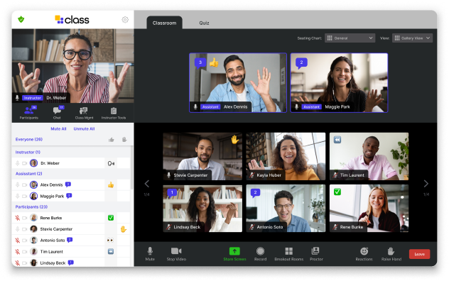 Class: The Virtual Classroom Built On Zoom. 50+ Online Teaching Tools for Remote Learning on Zoom